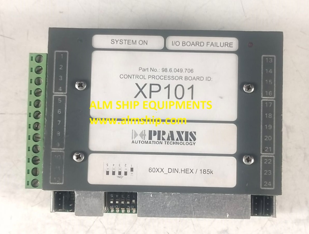 Praxis 98.6.049.7065 / 98.6.049.706 Control Processor Board Rev KA | A